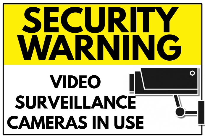 Video Camera Serveillance Poster Template | PosterMyWall