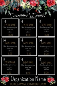 December 2021 Calendar Template | PosterMyWall