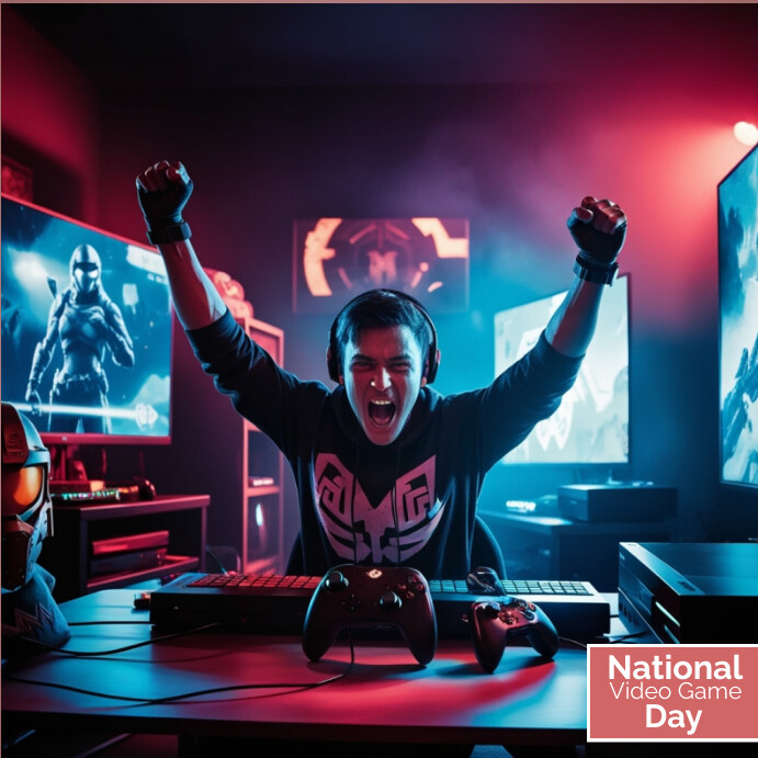 Copy of Video Game Celebration Day | PosterMyWall