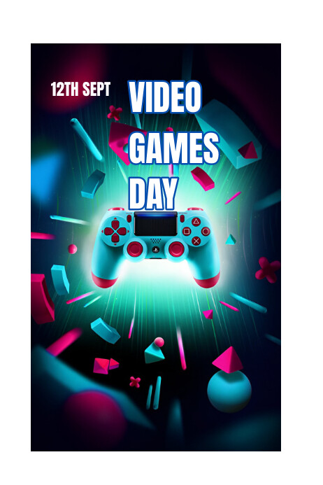 Video game day Template | PosterMyWall