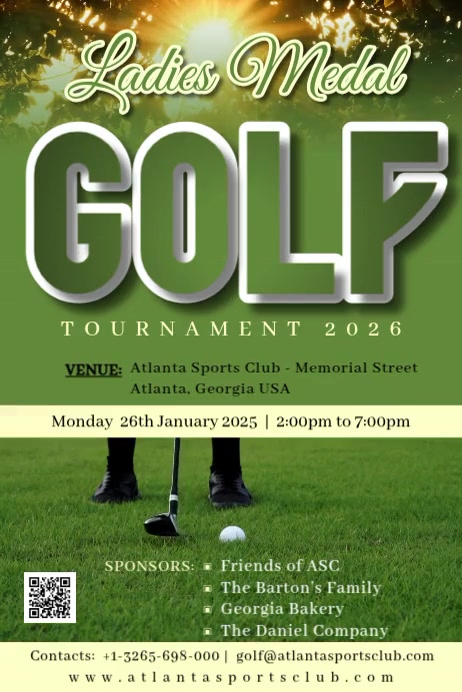 Plantilla de Video Golf Tournament Ad | PosterMyWall