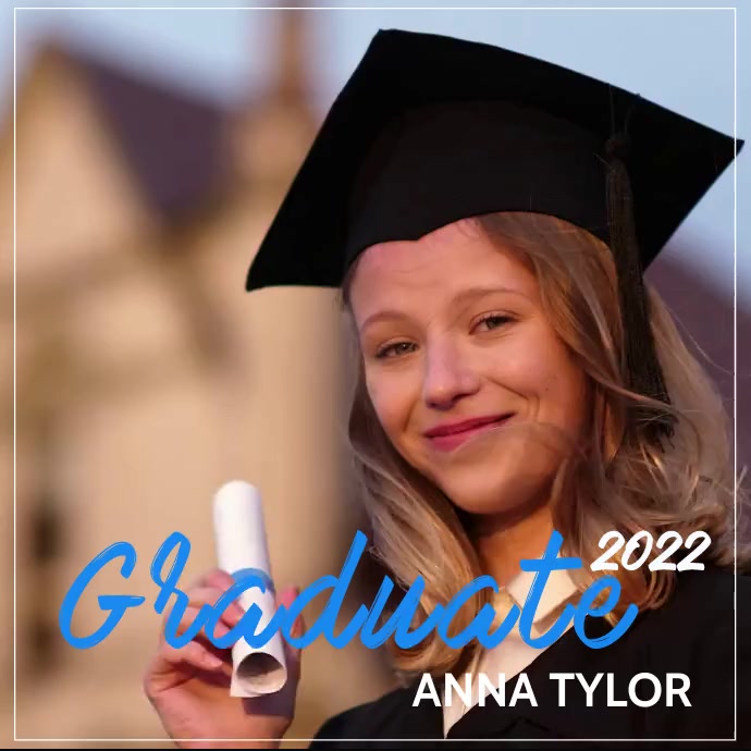 Copy of Video Graduation Card template | PosterMyWall