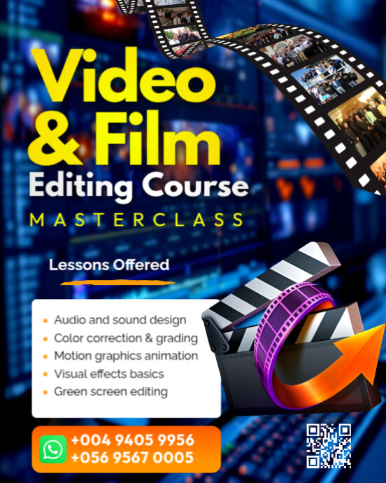 Video production editing online digital film making training course ...