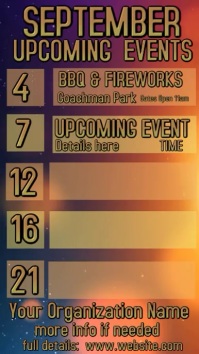 41,650+ september upcoming events Customizable Design Templates ...