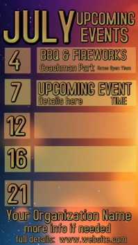 Customize 250+ Upcoming Events Video Templates | PosterMyWall