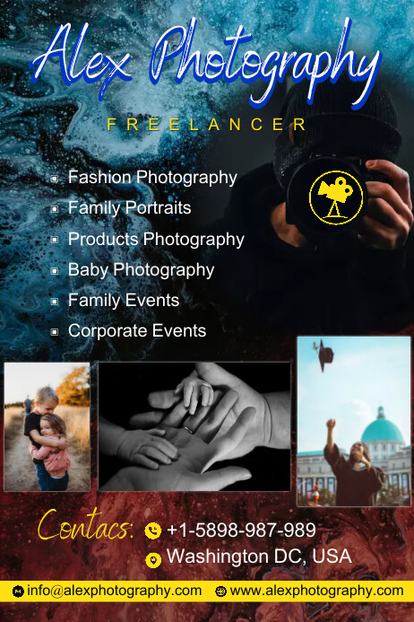 Videography & Photography Business flyer post Template | PosterMyWall