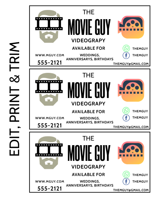 VIDEOGRAPHY Template | PosterMyWall