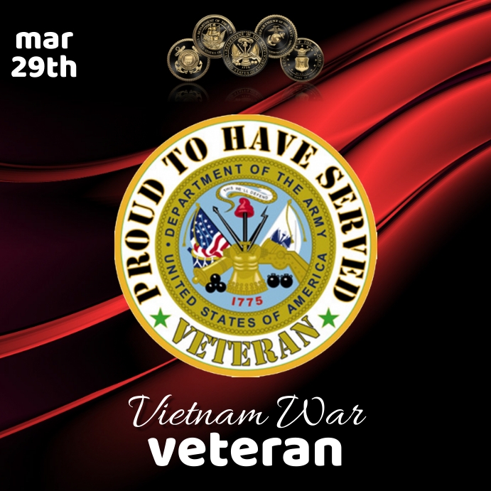 Vietnam War Veterans Day Template | PosterMyWall