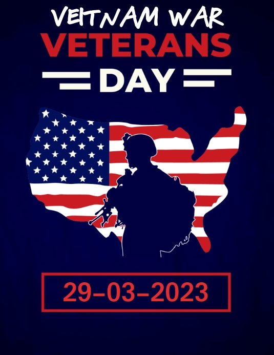 Vietnam war veterans day Template | PosterMyWall