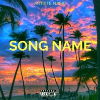 Sunset Album cover template | PosterMyWall