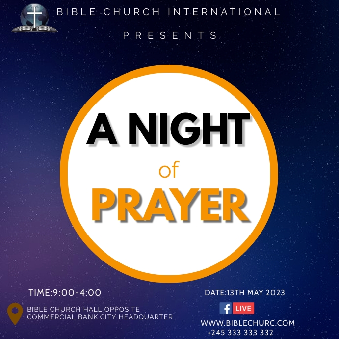 Vigil flyer poster Template | PosterMyWall