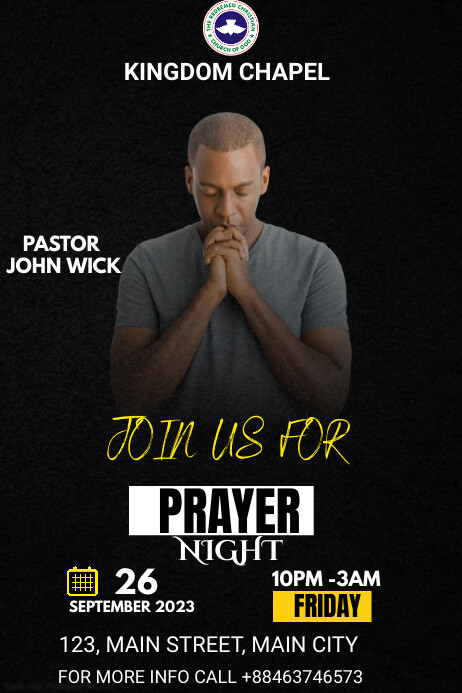 Plantilla de vigil service (1) | PosterMyWall