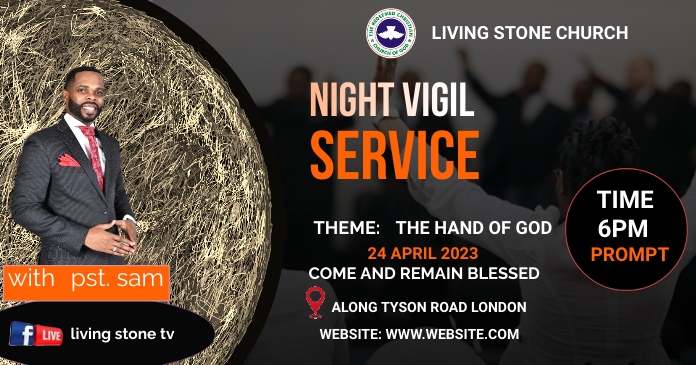 VIGIL SERVICE Template | PosterMyWall