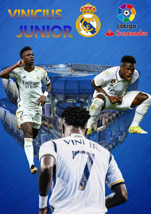 Vinicius Junior Template | PosterMyWall
