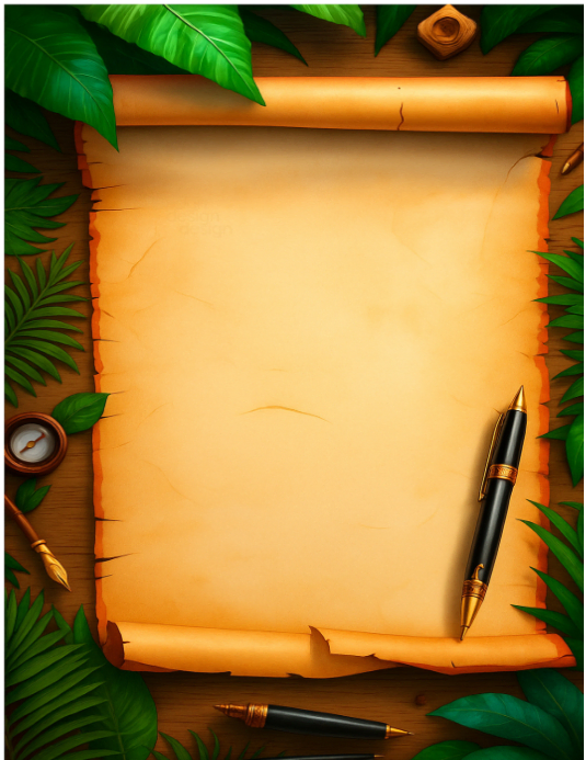 Vintage Adventure Scroll Post Flyer (us Letter) Template | PosterMyWall