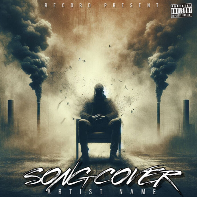 Vintage Alone Man Mixtape Cover Album Cover Template | PosterMyWall