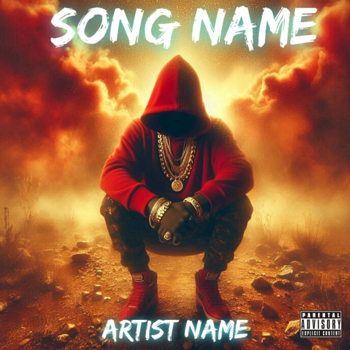 Vintage Alone Man Mixtape Cover Album Cover Template | PosterMyWall