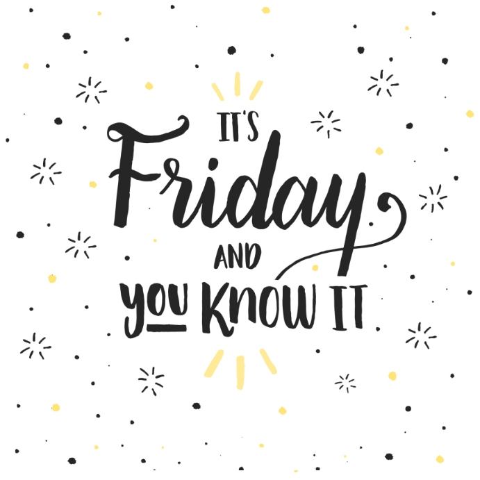 Vintage background with it's Friday Template | PosterMyWall