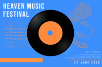 Creative Concert Poster Band Line-up Template | PosterMyWall