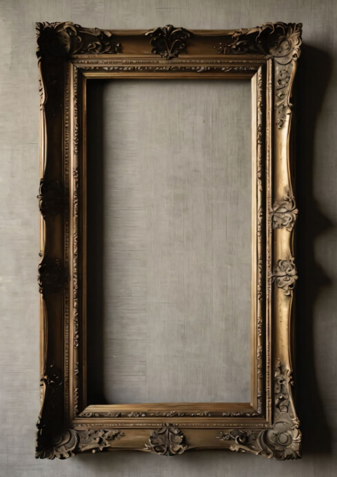 Vintage Brown photo portrait for wedding Template | PosterMyWall