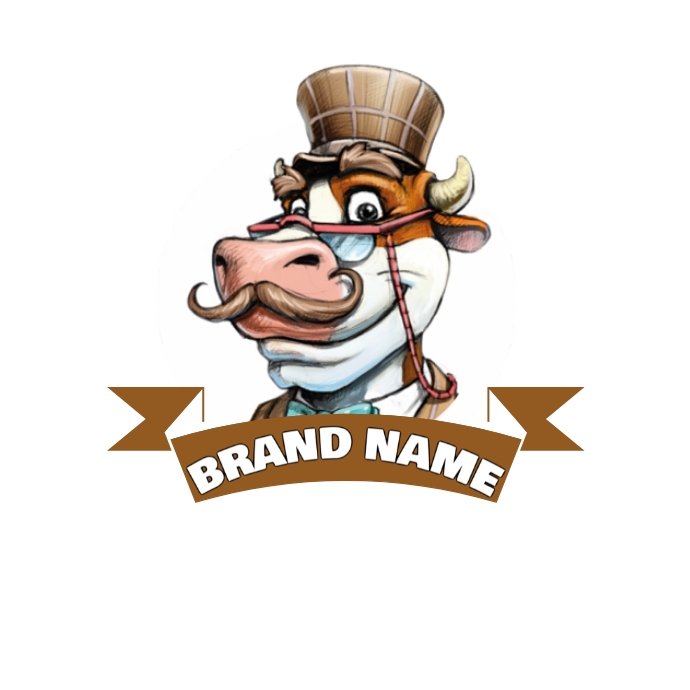 Copy of Vintage Cash Cow - Vintage Cash Cow logo | PosterMyWall