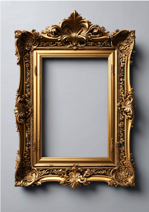 Vintage Clock picture frame design Template | PosterMyWall