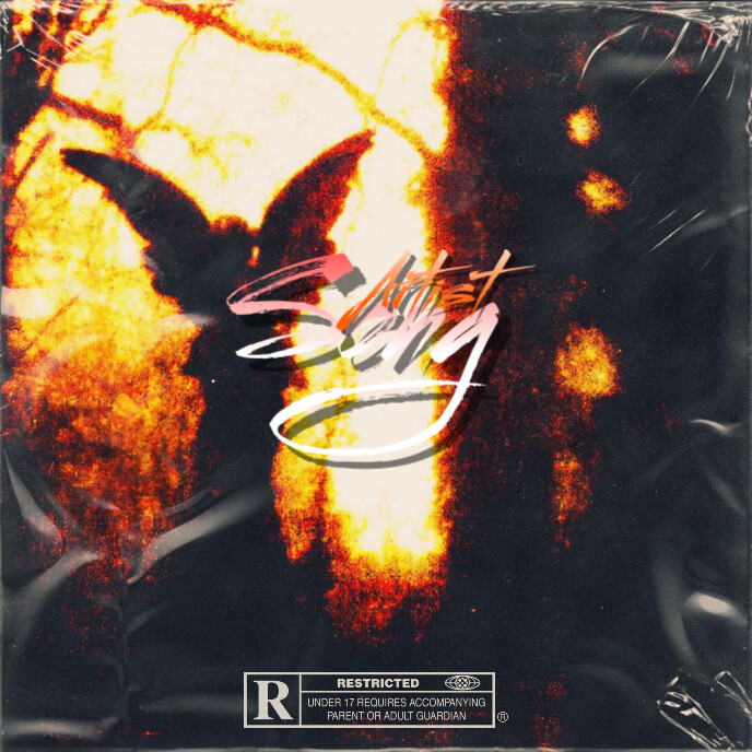 Vintage Dark Album Cover Templat | PosterMyWall