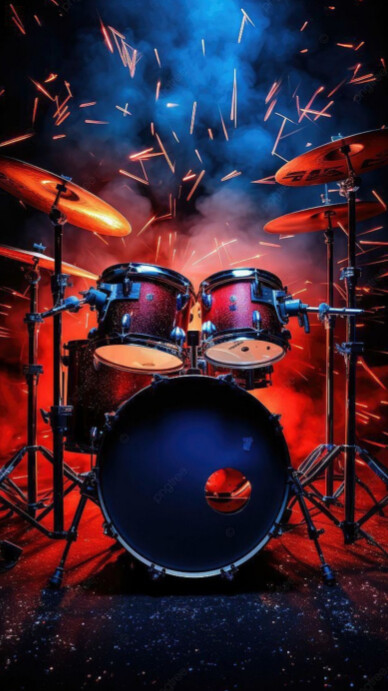 Vintage Drumfire Explosion Instagram Story Template | PosterMyWall