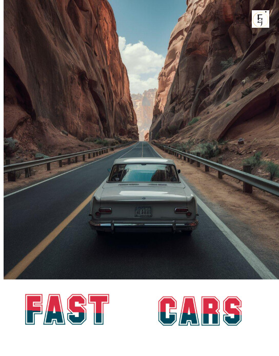 Vintage Fast Poster/wallboard Template | PosterMyWall