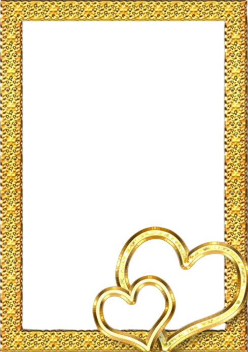 Vintage Gold Frame A4 Template | PosterMyWall