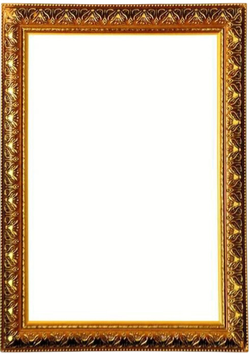 Vintage Gold Frame A4 Template | PosterMyWall