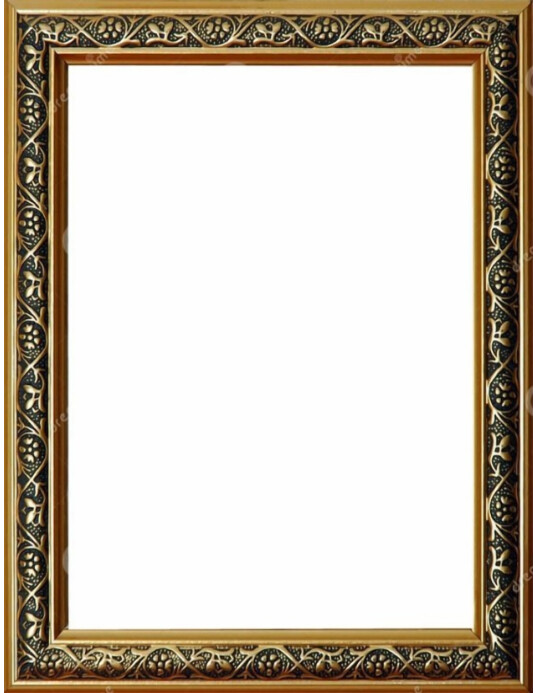 Vintage Gold Frame Flyer (us Letter) Template | PosterMyWall