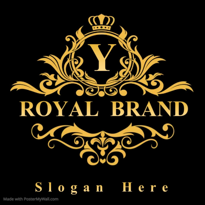 Vintage Gold Logo Template | PosterMyWall