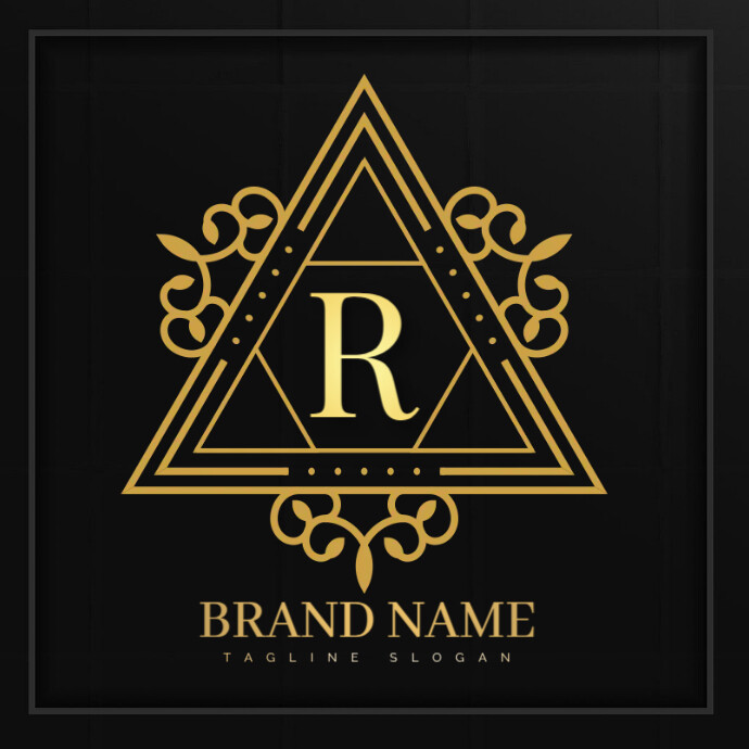 Vintage Gold Logo Template | PosterMyWall