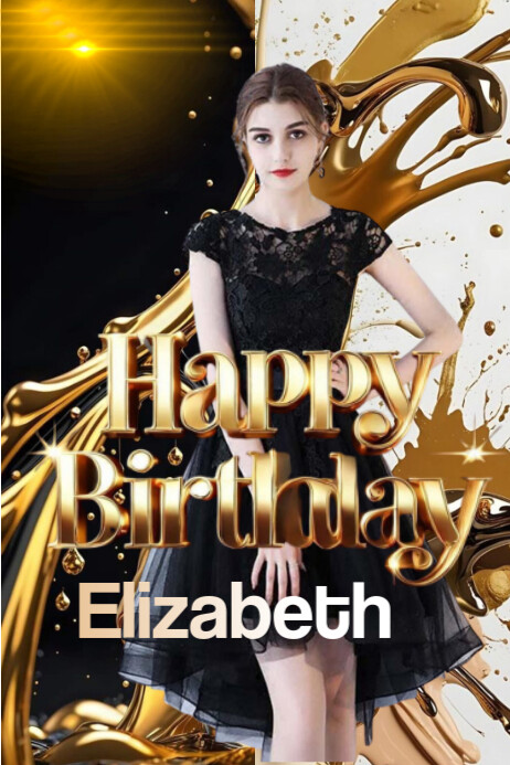 Vintage Happy Birthday Poster Template | PosterMyWall