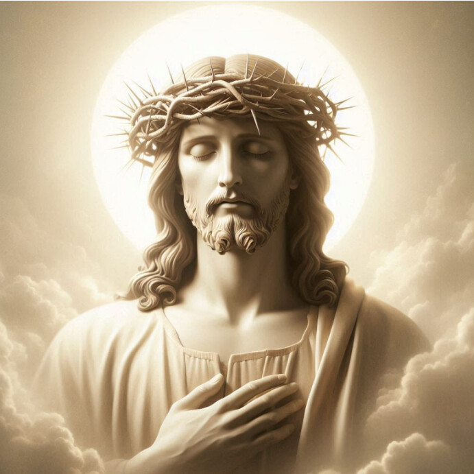 Plantilla de Vintage Jesus Christ Wall Decor – Black And White ...