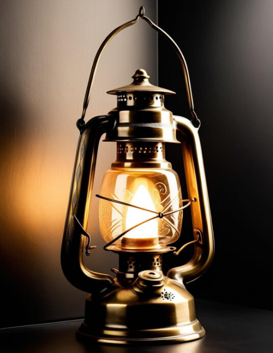 Vintage Lit Lantern Flyer (us Letter) Template | PosterMyWall