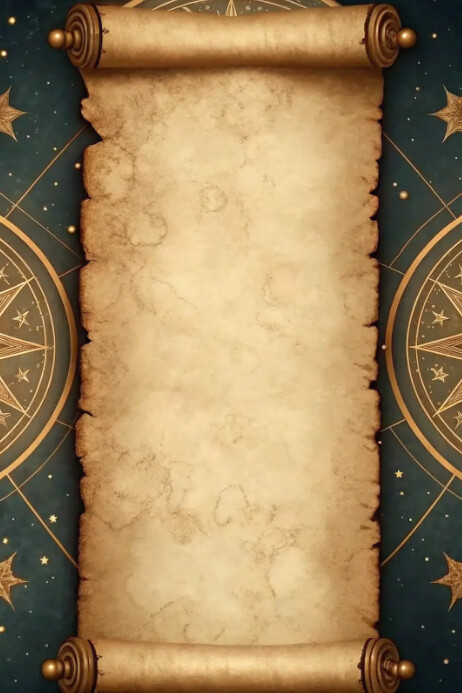 Vintage Magical Ancient Scroll Background Poster Template | PosterMyWall
