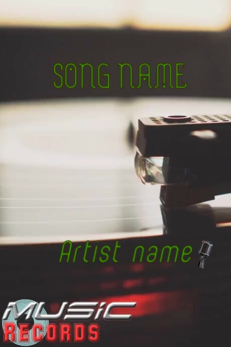 Vintage Music Video Cover Poster Template | PosterMyWall