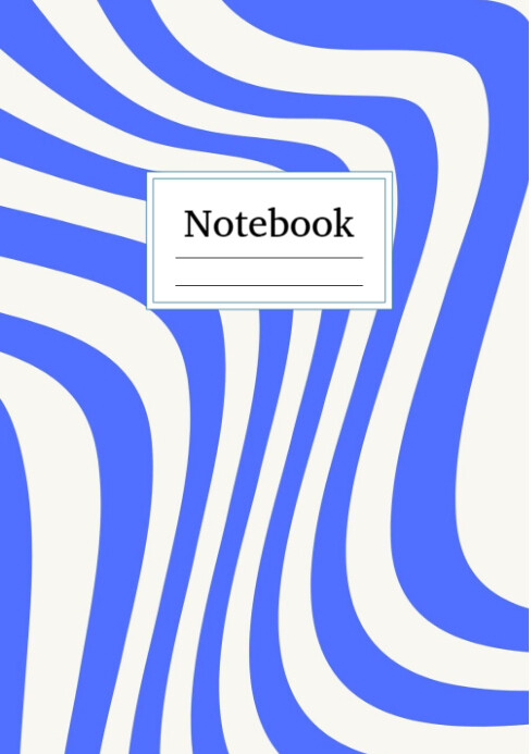 Plantilla de Vintage Notebook A5 | PosterMyWall