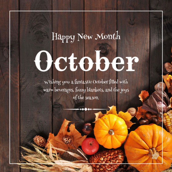 Copy of Vintage October Pos Instagram | PosterMyWall