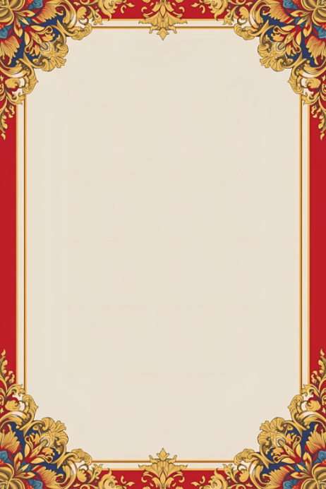 Plantilla de Vintage paper border/wedding frame | PosterMyWall
