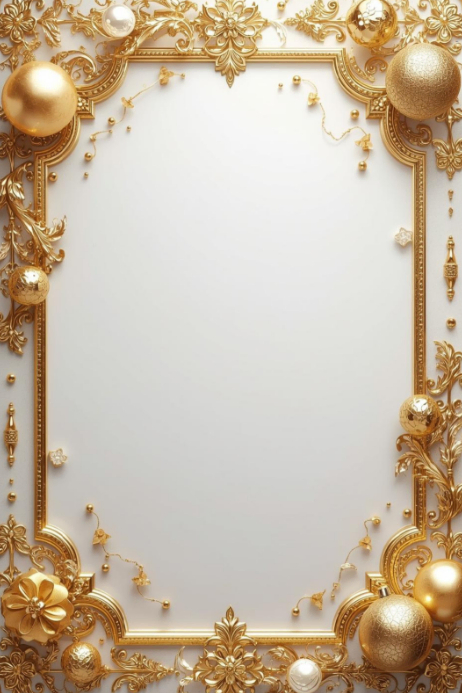 Vintage Paper Page Border/Wedding Frame Template | PosterMyWall