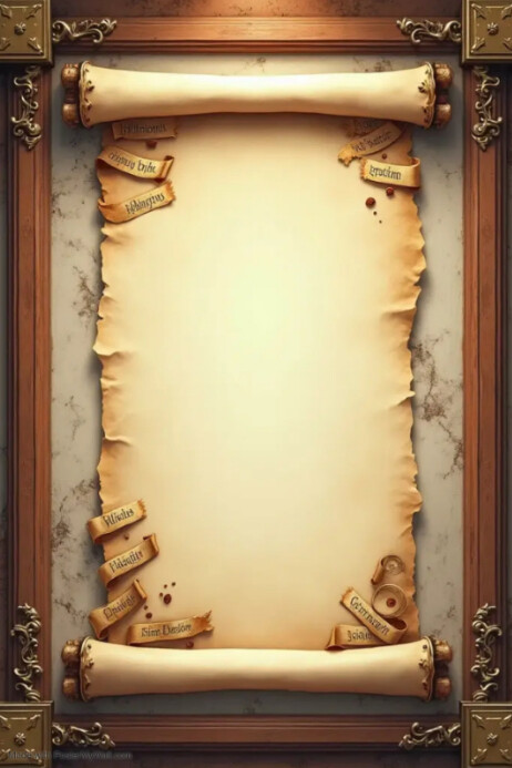 Vintage Paper Scroll Template Poster | PosterMyWall