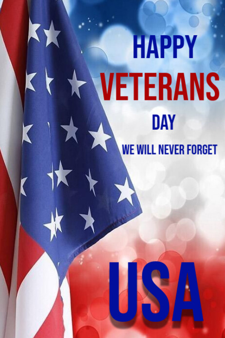 Modèle Vintage Patriotic Tribute Poster | PosterMyWall