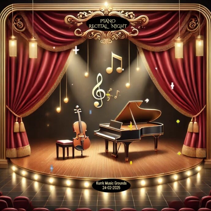 Vintage Recital Design Template Instagram Post | PosterMyWall