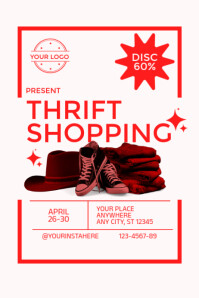 Vintage Thrift Store Poster Template | PosterMyWall