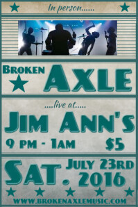 VINTAGE BAND POSTER Template | PosterMyWall