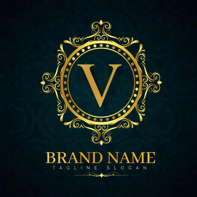 Vintage Round Gold Template | PosterMyWall