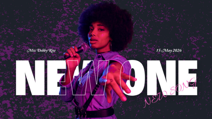 Vintage Singer New Song Youtube Thumbnail Template | PosterMyWall